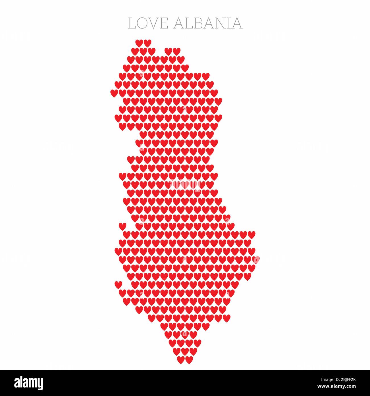 Country albania map hi-res stock photography and images - Alamy
