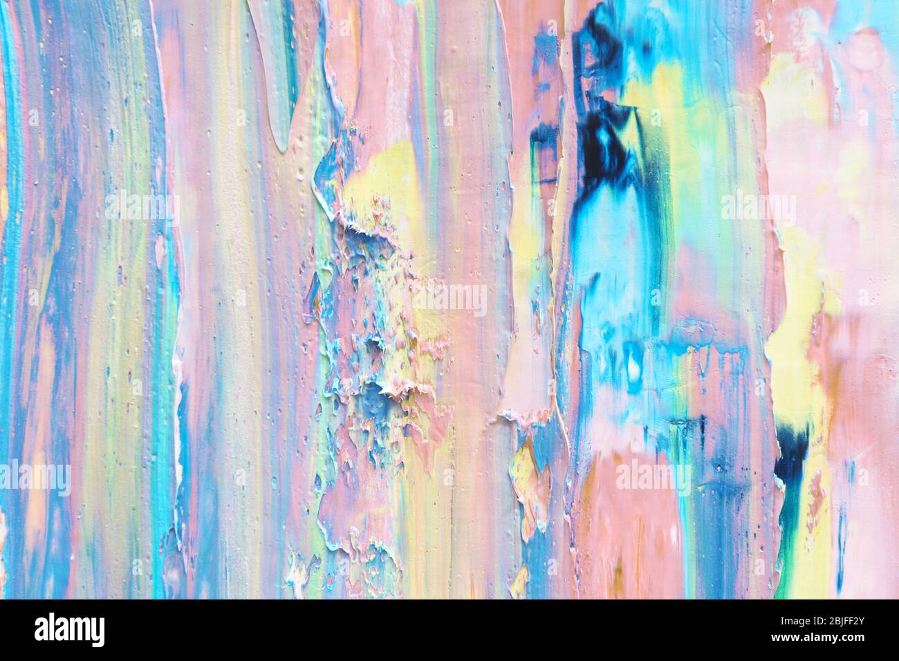 Oil paint smears, closeup Stock Photo - Alamy