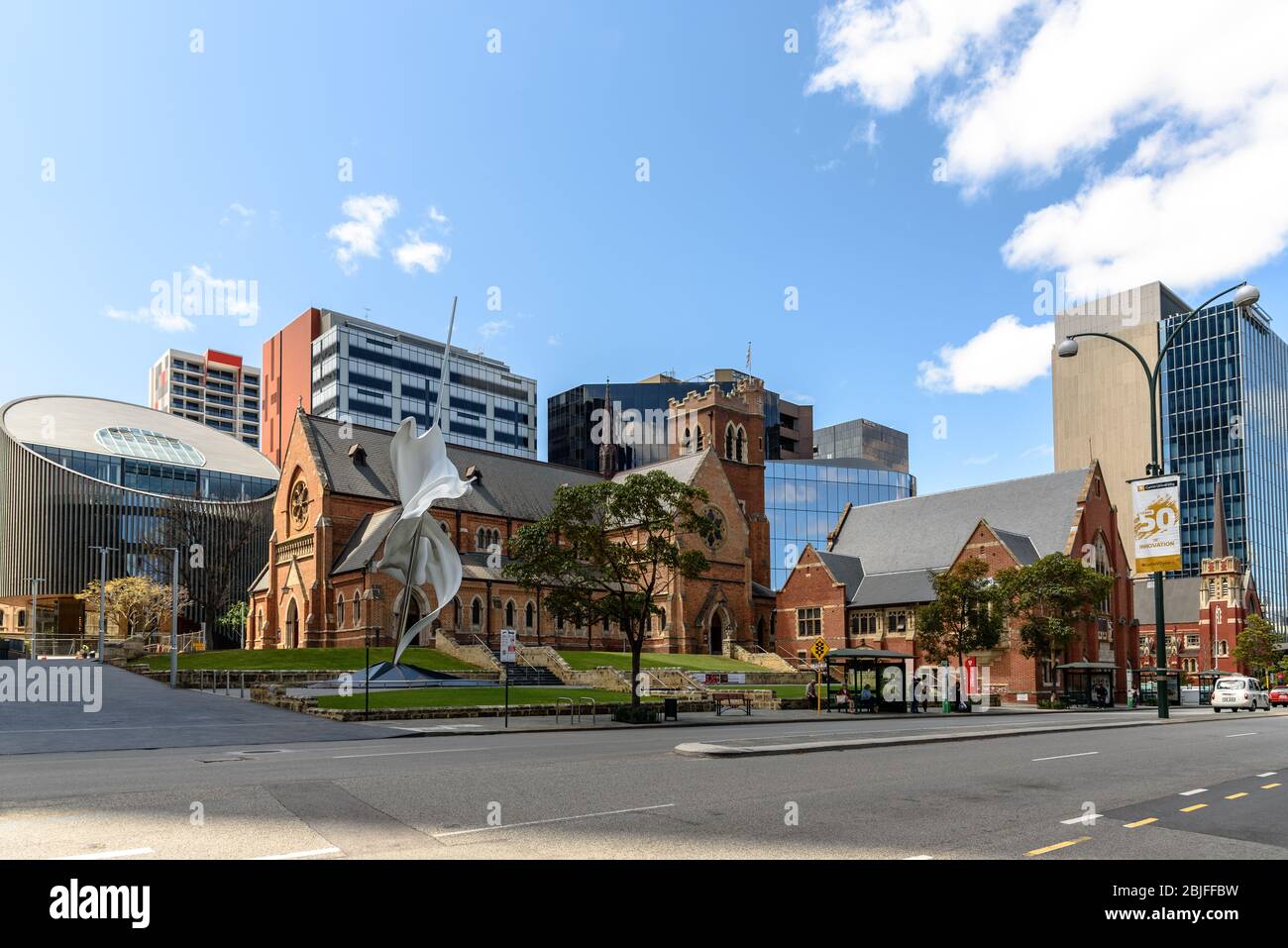 St George’s Anglican Cathedral in central Perth on a spring day Stock ...