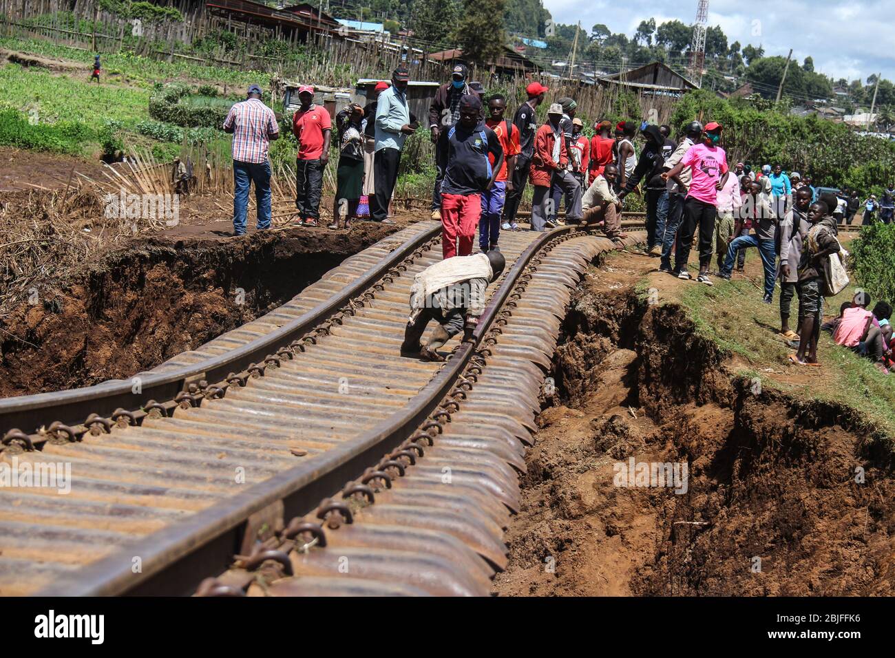 Suspended railroad hi-res stock photography and images - Alamy