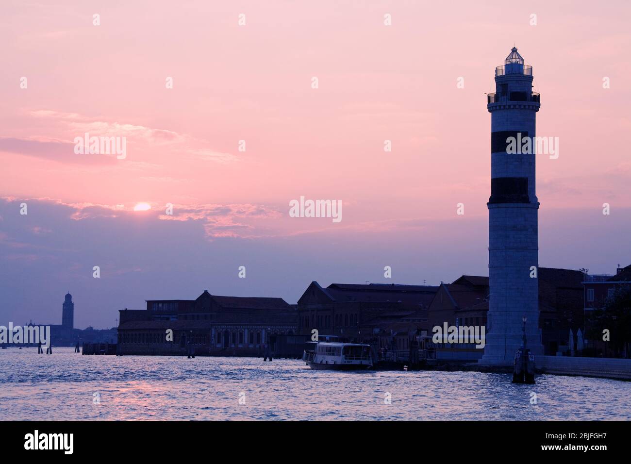 Murano Island Lighthouse, Venice, Italy, Europe Stock Photo - Alamy