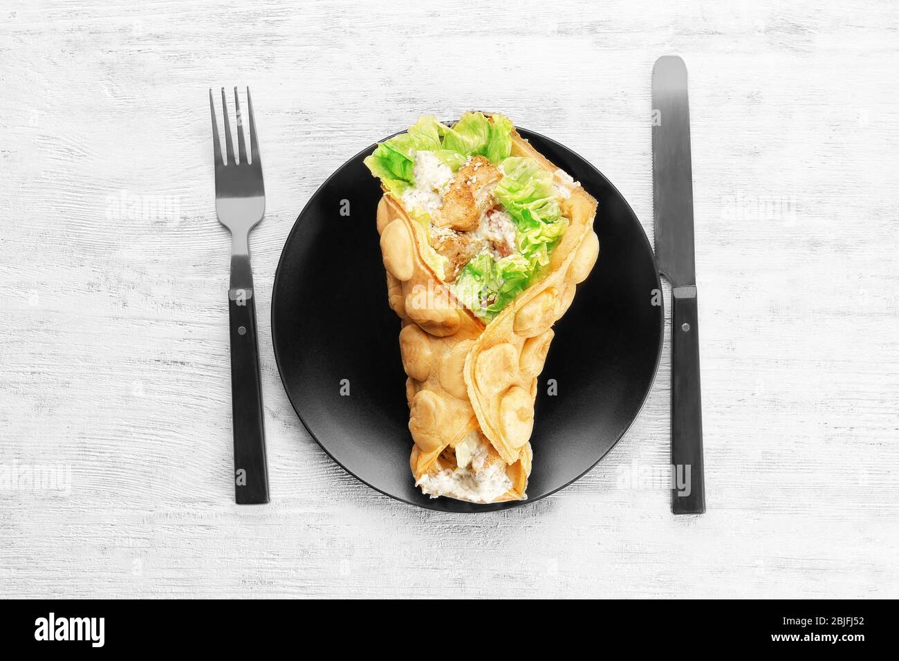 Wafer chicken salad hi-res stock photography and images - Alamy