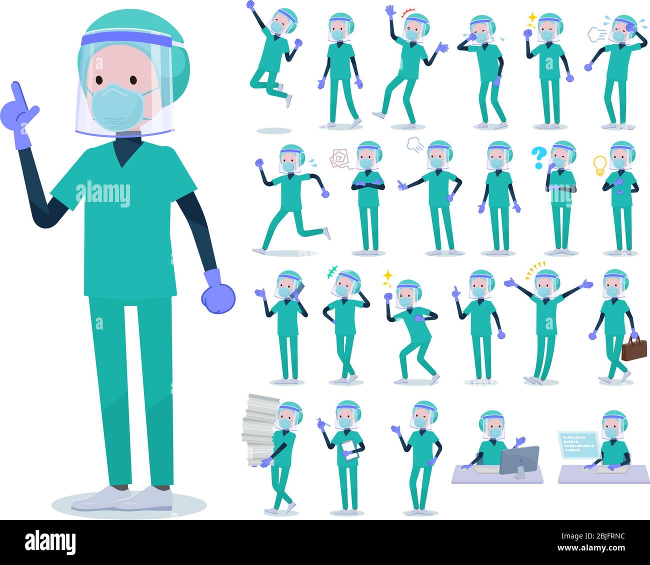 Man face mask walk Cut Out Stock Images & Pictures - Alamy