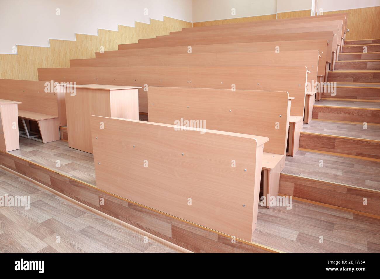 Empty big classroom school hi-res stock photography and images - Alamy