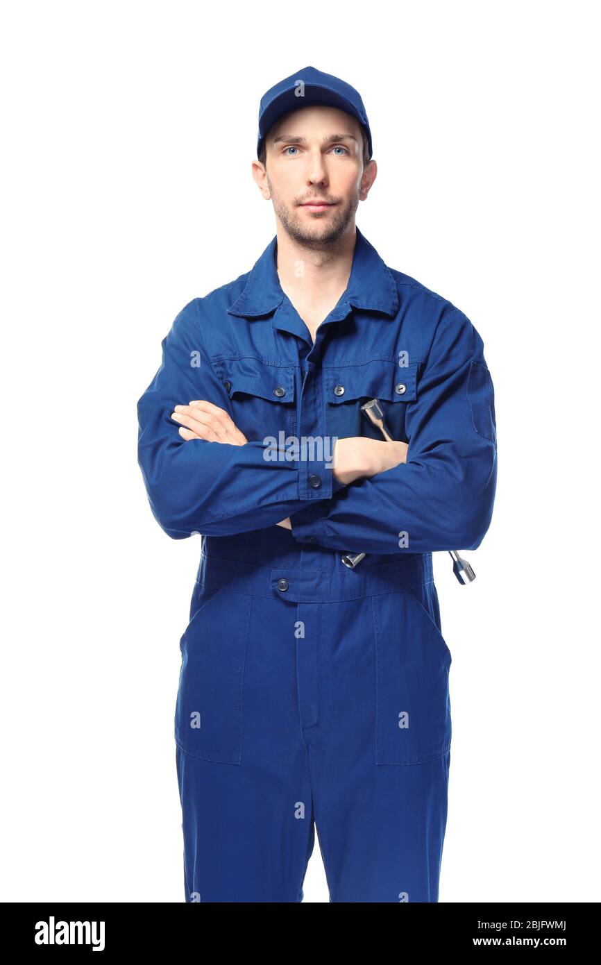 Car assembly shop Cut Out Stock Images & Pictures - Alamy