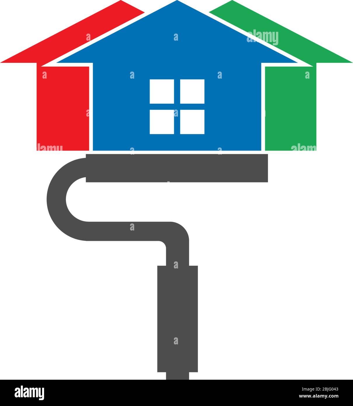 House paint logo icon illustration Stock Vector Image & Art - Alamy