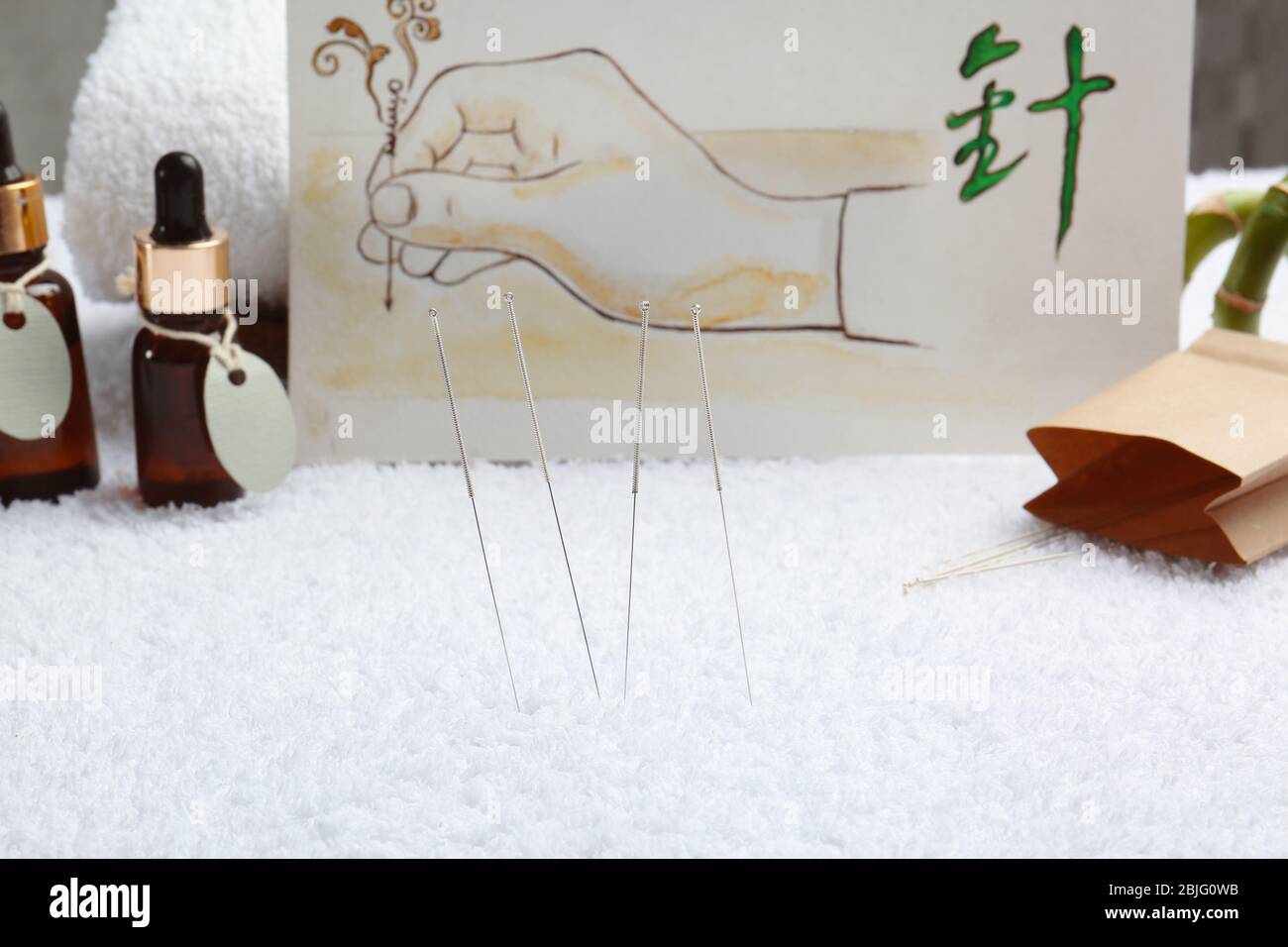 Acupuncture drawing hi-res stock photography and images - Alamy