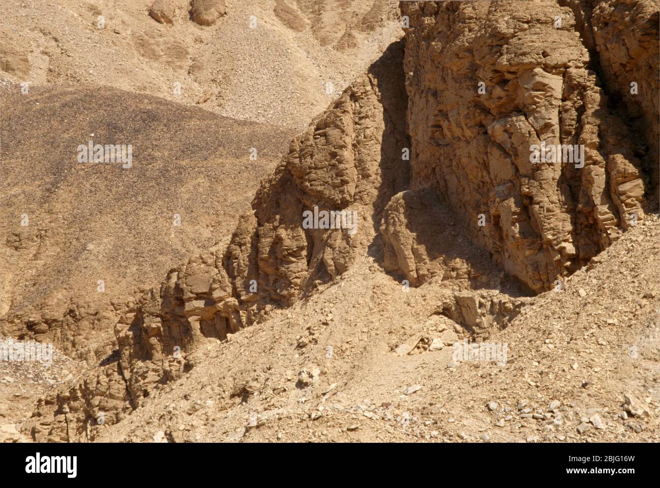 Egypt Desert Landscape near Luxor Stock Photo - Alamy