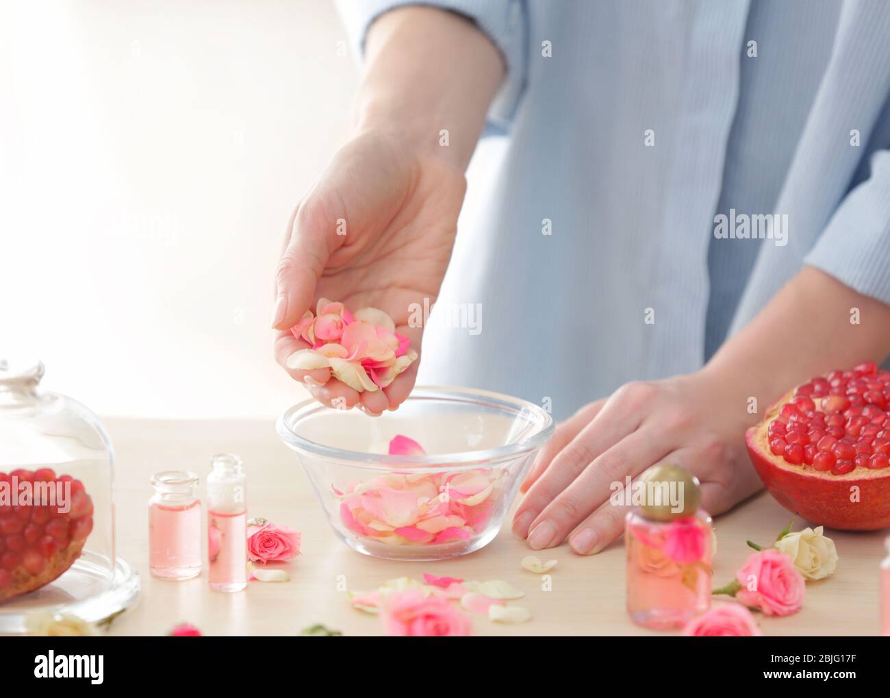 Perfume making bottles hi-res stock photography and images - Alamy