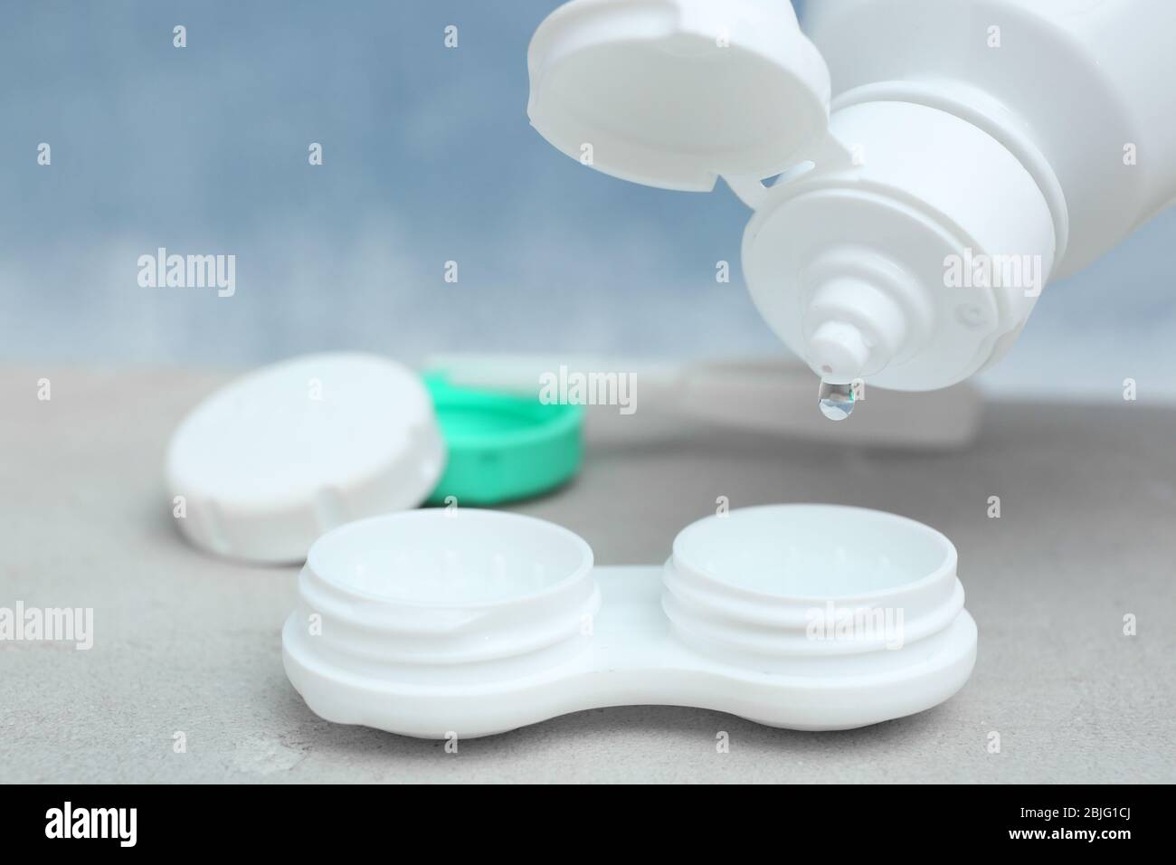 Lens solution bottle hi-res stock photography and images - Alamy