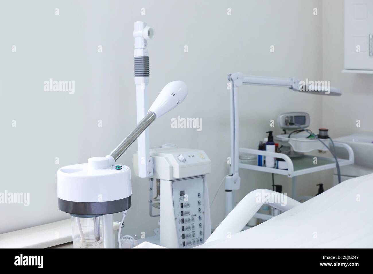 Room with equipment in dermatology clinic Stock Photo - Alamy