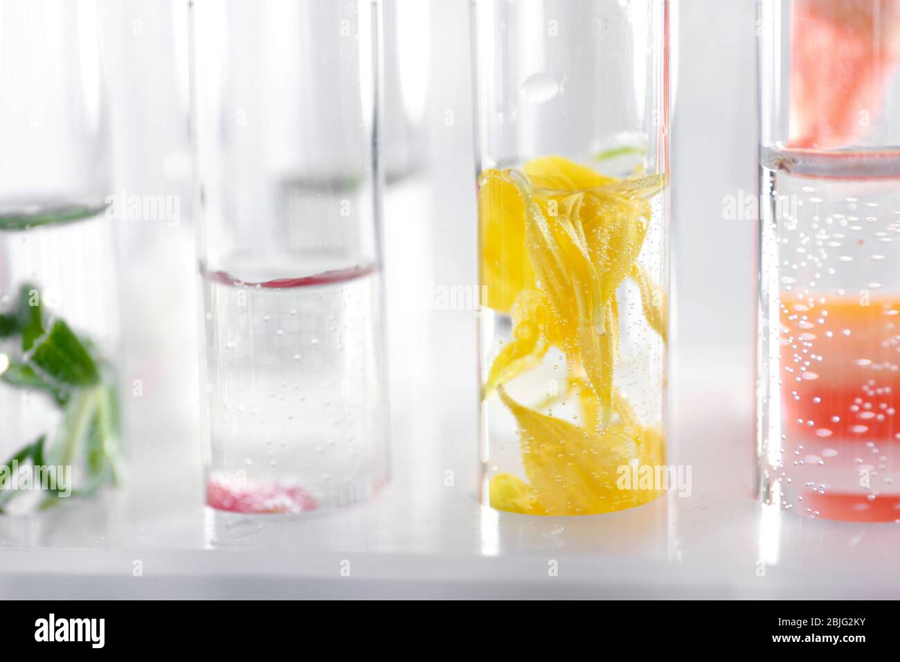 Test tubes with perfume samples, closeup Stock Photo - Alamy