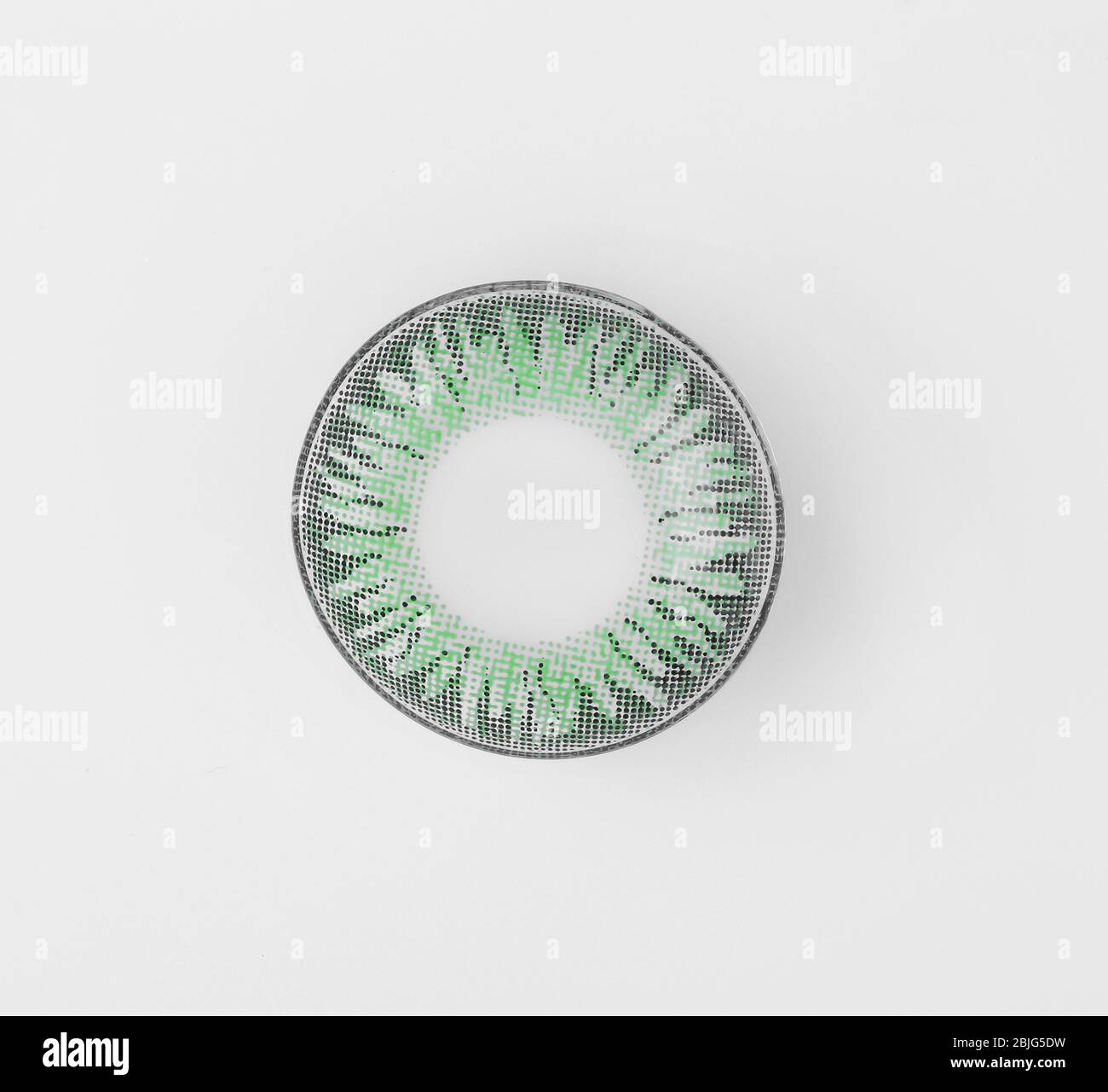 Color contact lens on white background Stock Photo - Alamy