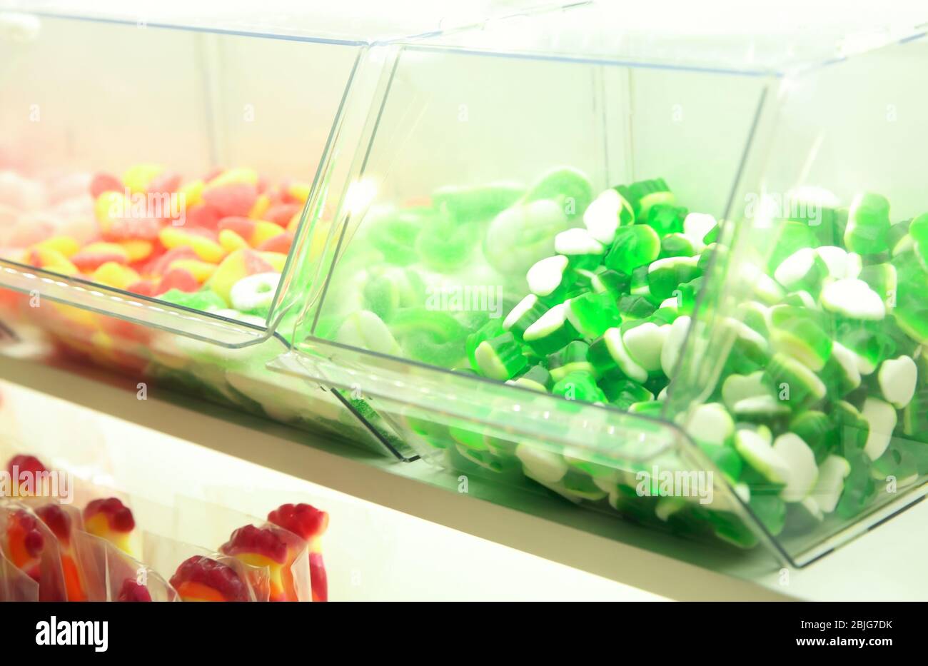 Colorful sweets in candy shop Stock Photo - Alamy