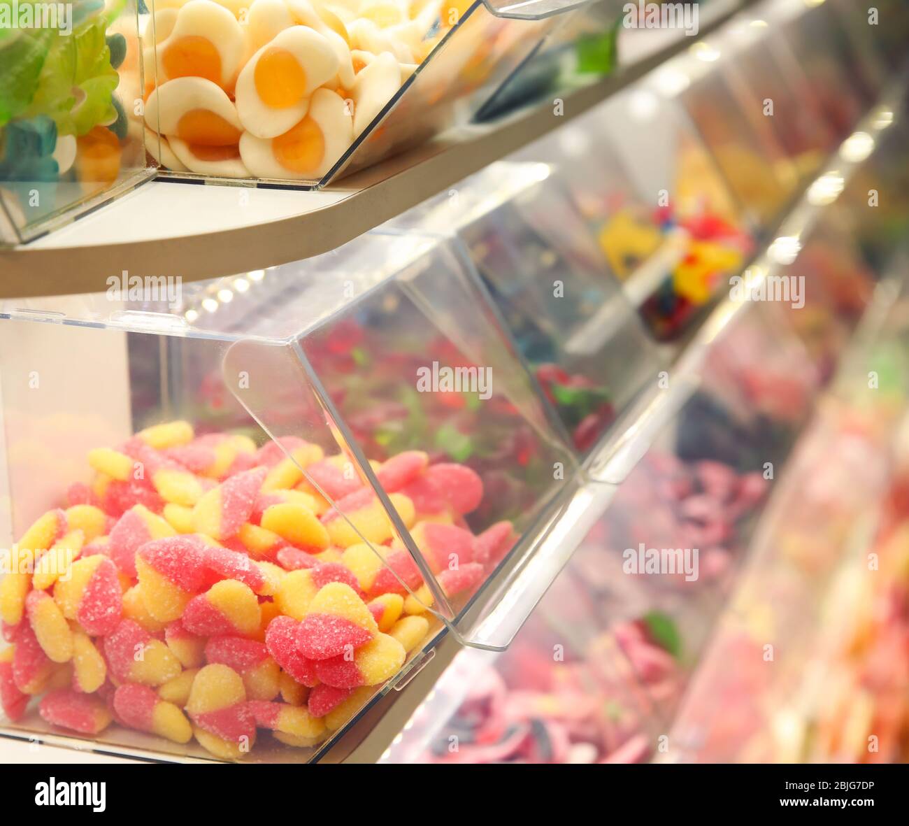 Colorful sweets in candy shop Stock Photo - Alamy