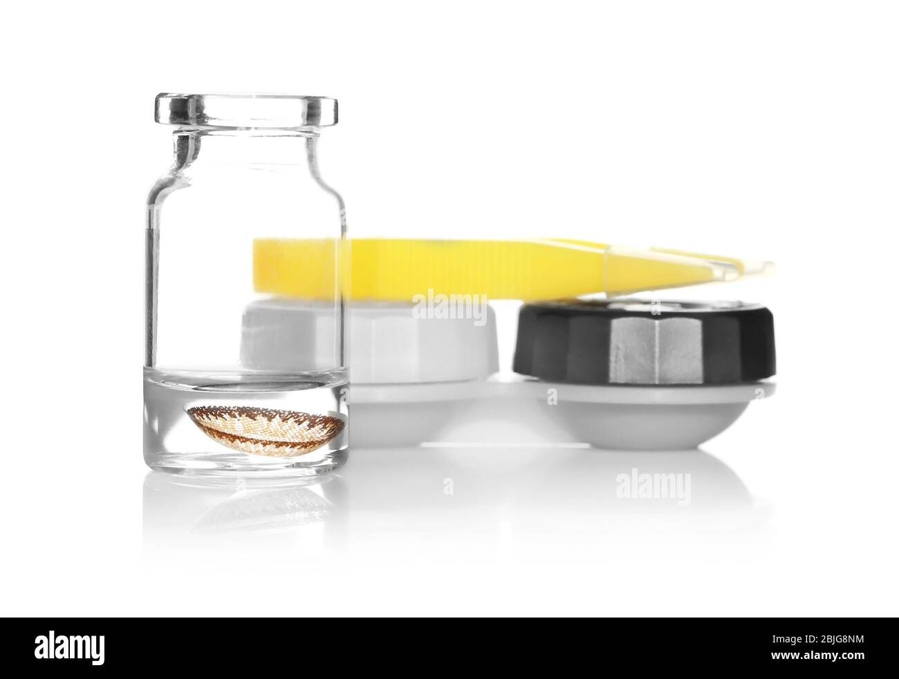 Glass bottle brown lens hi-res stock photography and images - Alamy