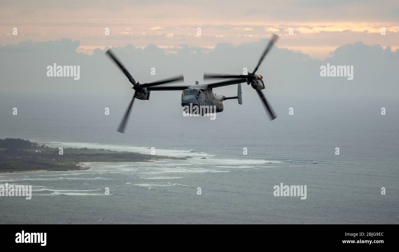 U.S. Marines with Marine Medium Tiltrotor Squadron 268 (VMM-268) with Marine Aircraft Group 24 ...
