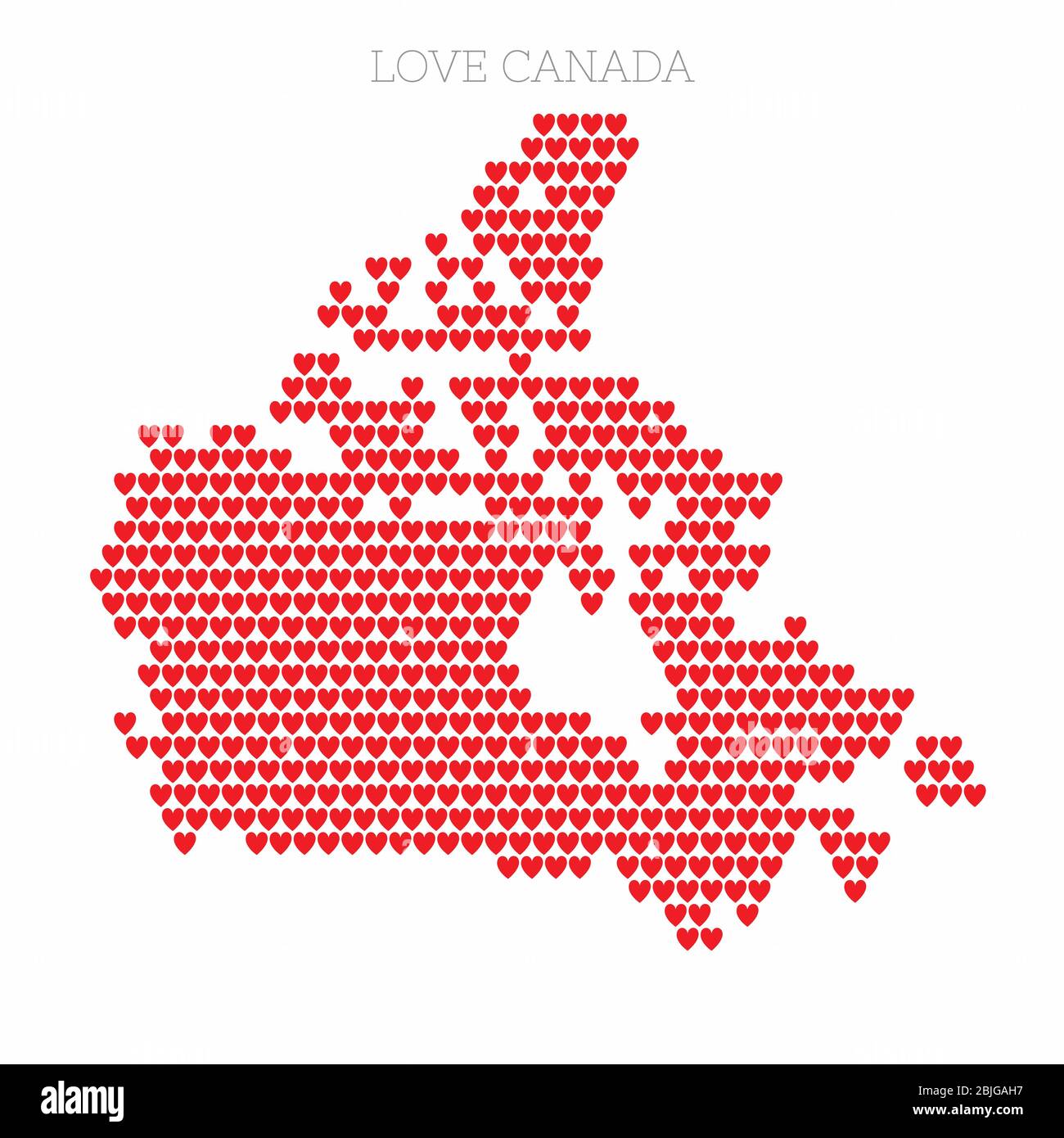 Canada map red hi-res stock photography and images - Alamy