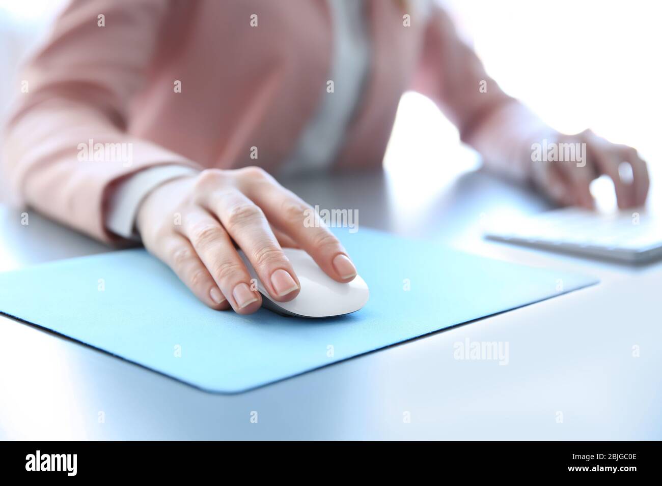 Holding touching mouse hi-res stock photography and images - Alamy