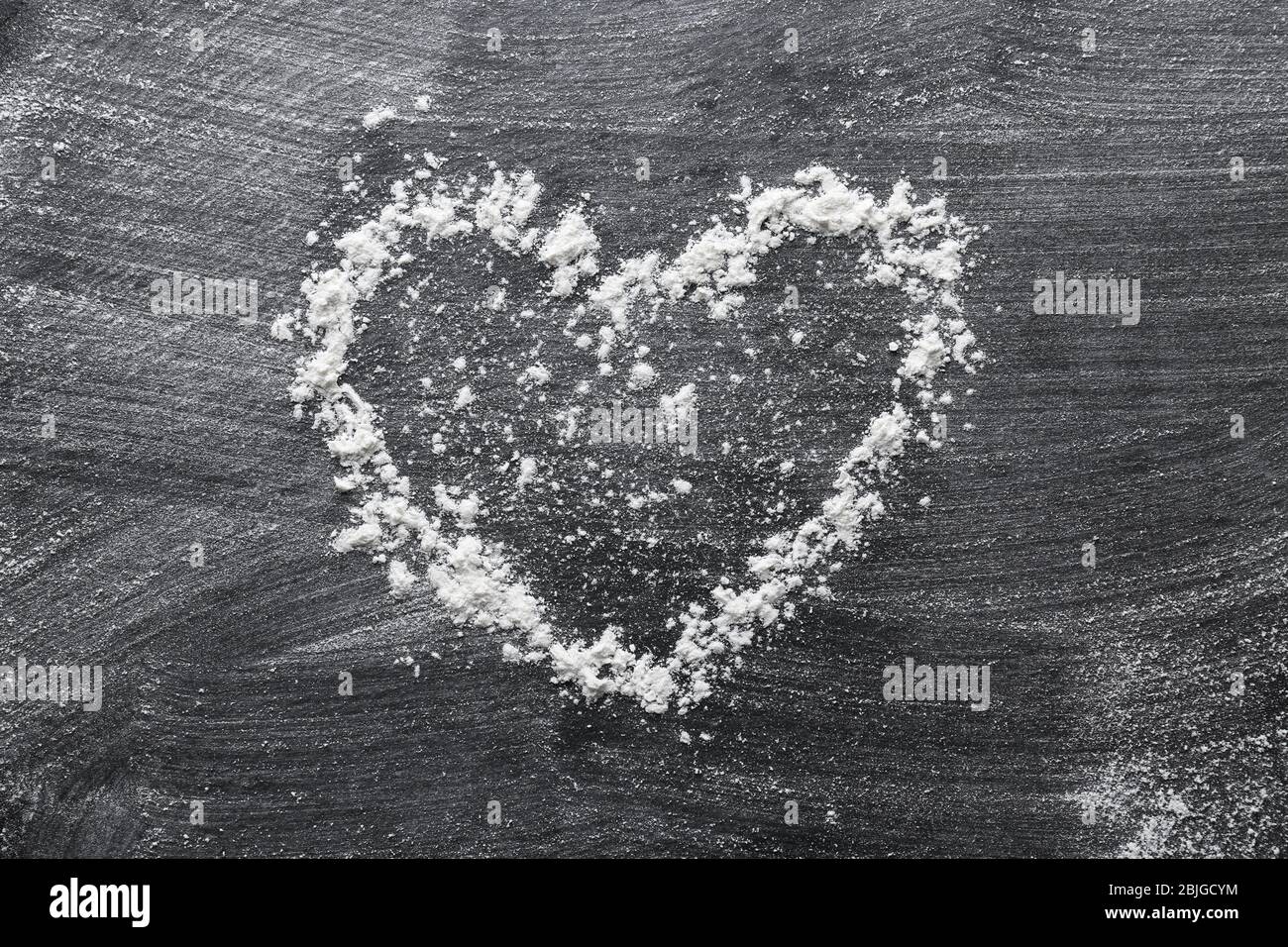 Heart frame made wheat hi-res stock photography and images - Alamy