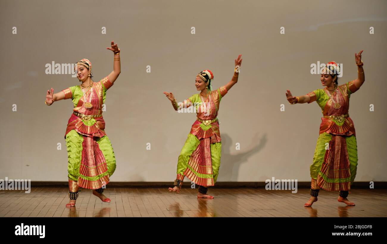 Delhi / India - October, 2019: Classical Indian Kathak dance ...