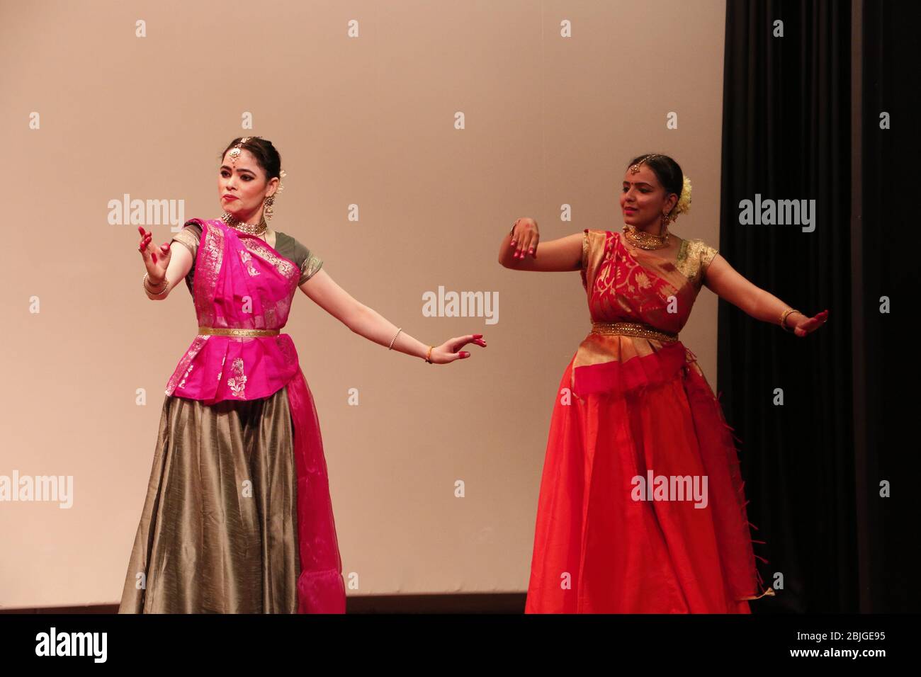 Delhi / India - October 2019: Classical Indian Kathak dance performance ...