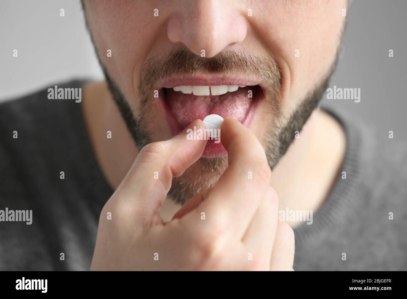 Taking care health handsome hi-res stock photography and images - Alamy