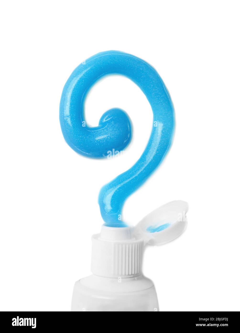 Tube with toothpaste on white background Stock Photo - Alamy