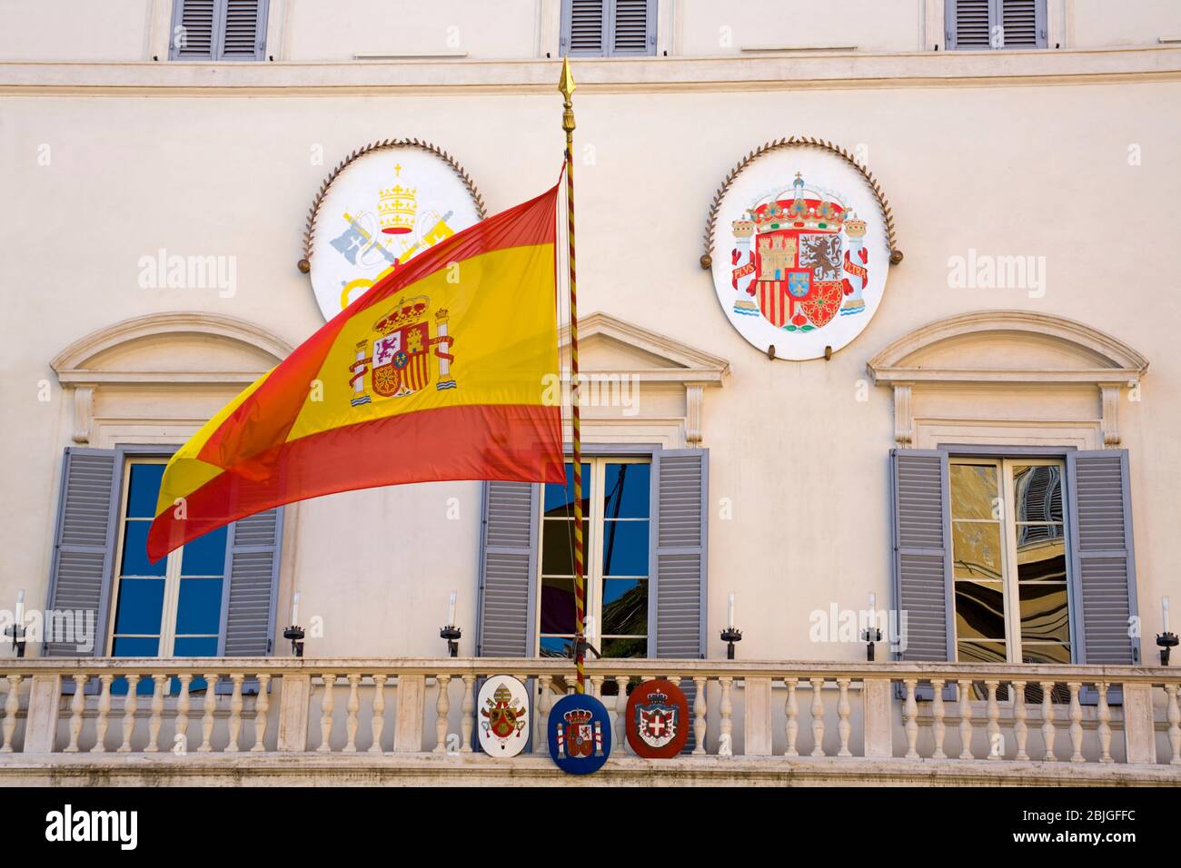 Spanish embassy in Piazza di Spagna, Rome, Italy, Europe Stock Photo ...