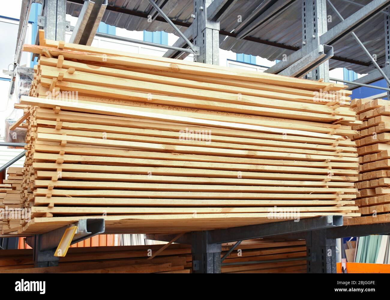 Panels of wood timber store hi-res stock photography and images - Alamy