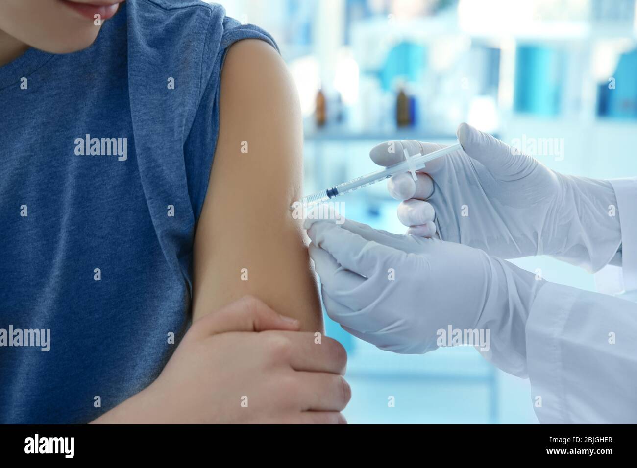 Teen boy injection hi-res stock photography and images - Alamy
