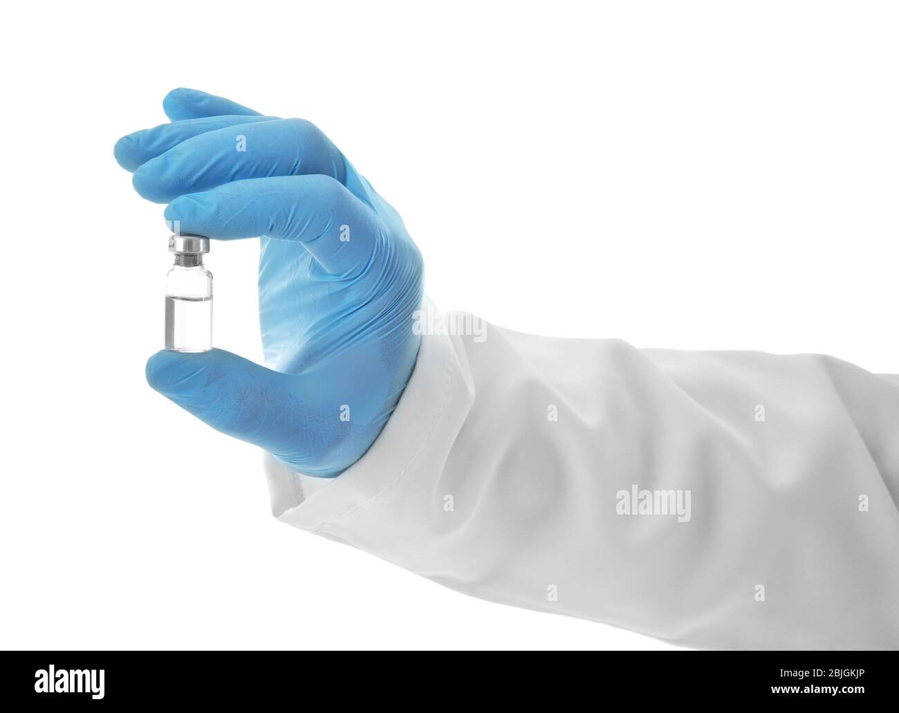 Hand of doctor with medicine on white background, closeup Stock Photo ...