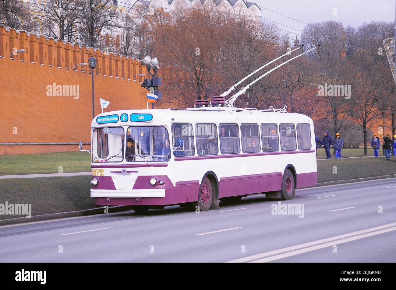 Soviet trolleybus hi-res stock photography and images - Alamy