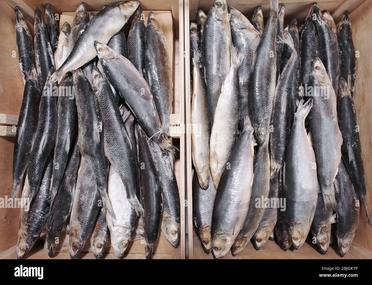 Frozen fish in supermarket Stock Photo - Alamy