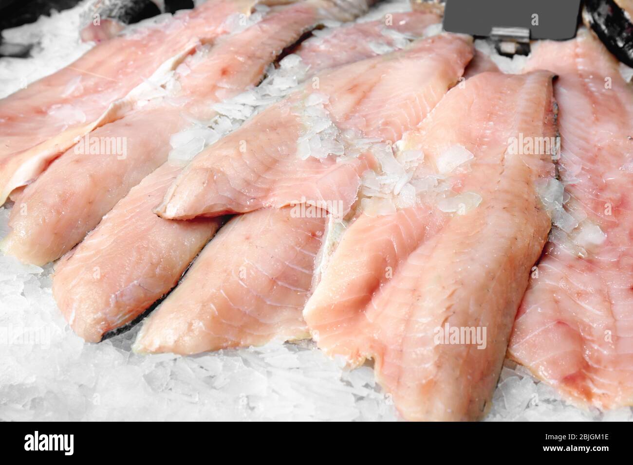 Fresh fish in supermarket Stock Photo - Alamy