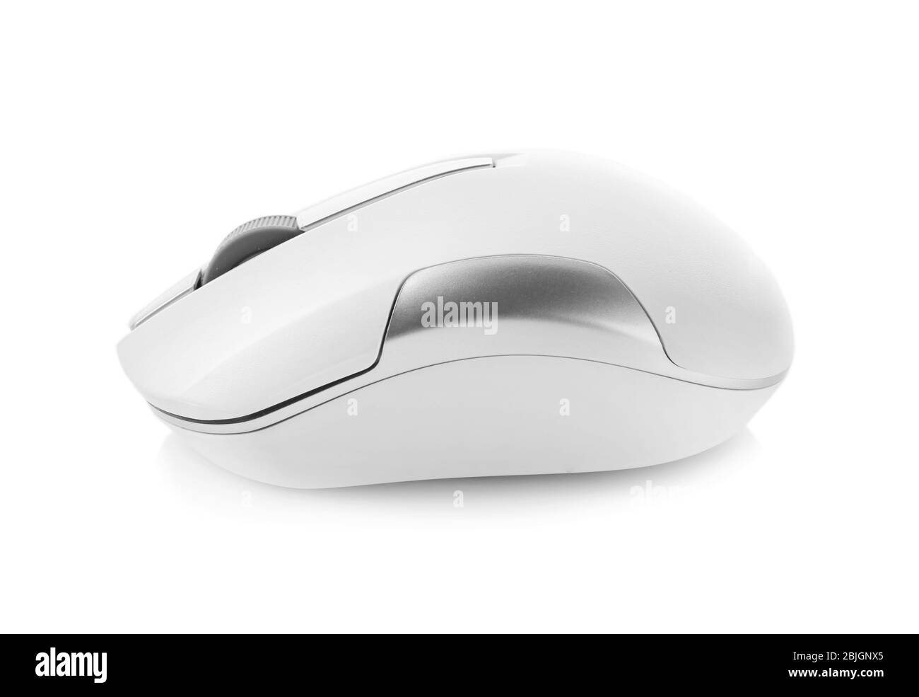Wireless computer mouse on white background Stock Photo - Alamy