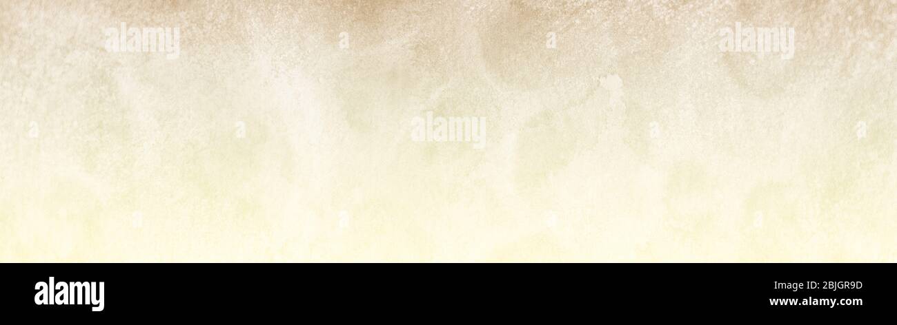 old faint brown or yellowed vintage background with watercolor paper ...