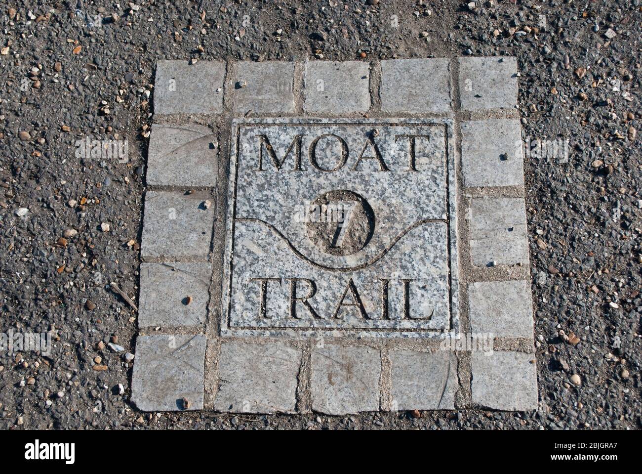 7 Moat Trail, Thames Path, London Stock Photo - Alamy
