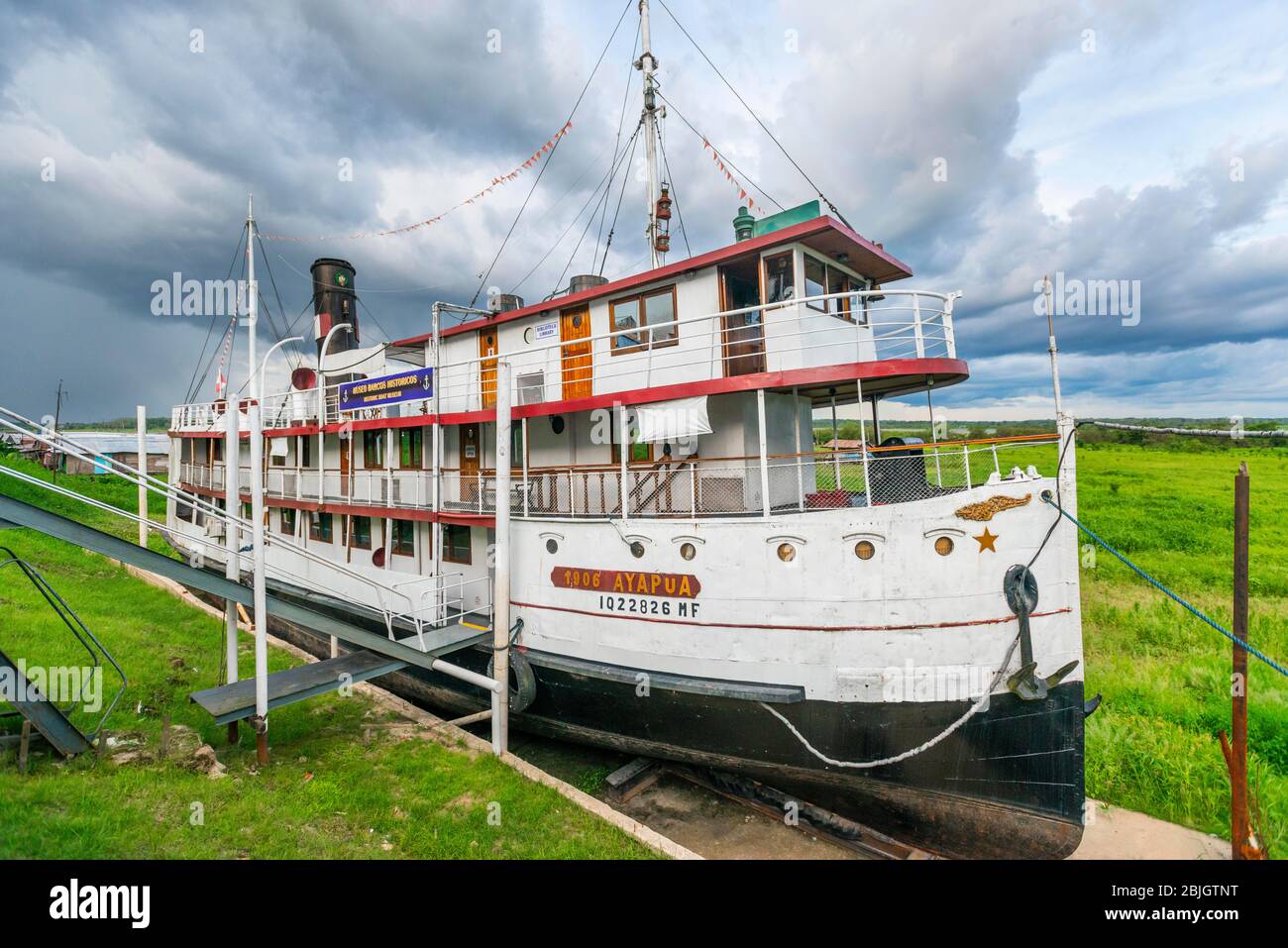 Historical Ship Museum, Museo Barco Historico Ayapua, Iquitos, Loreto ...