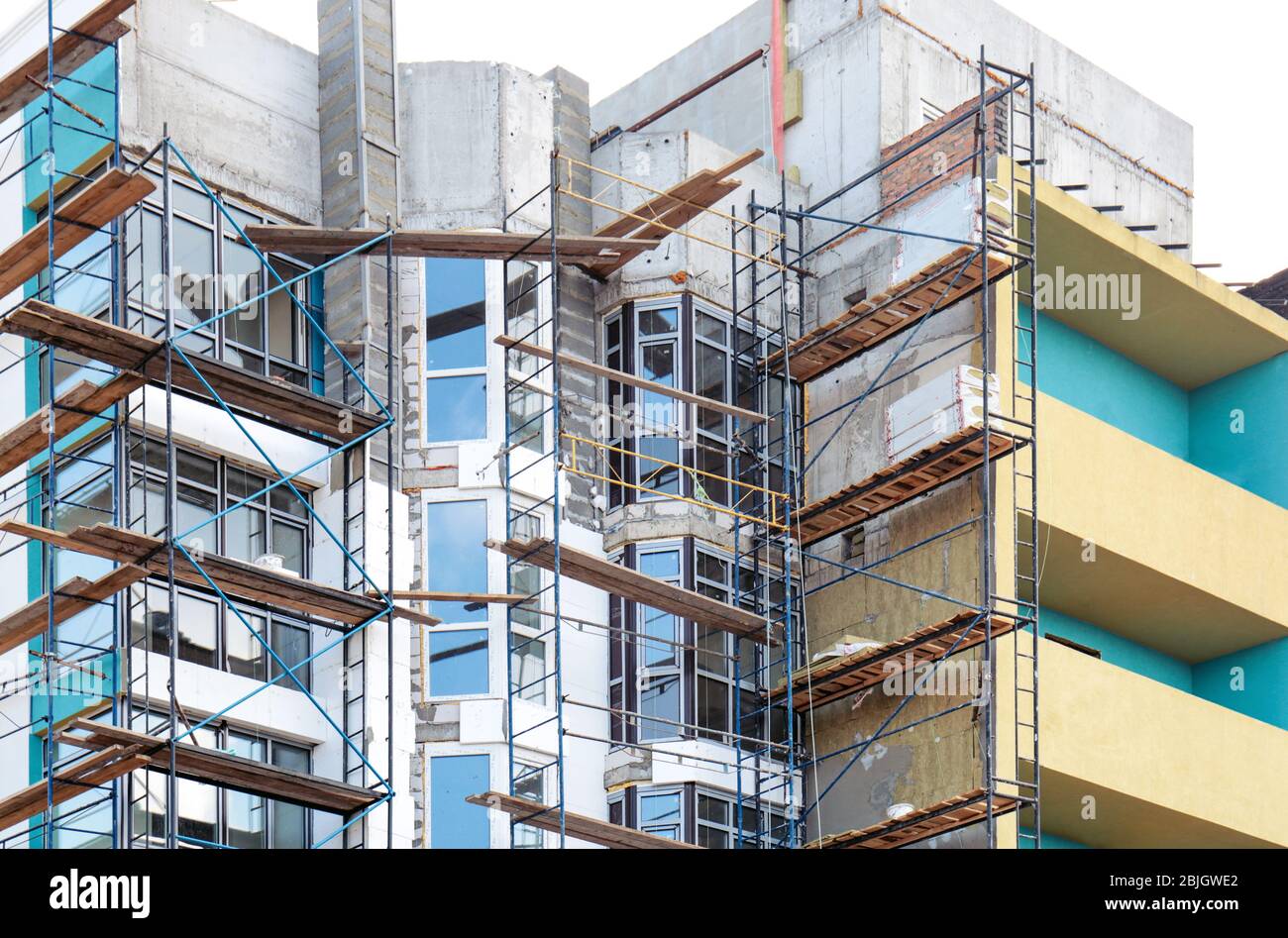 Construction of modern apartment blocks outdoors Stock Photo - Alamy