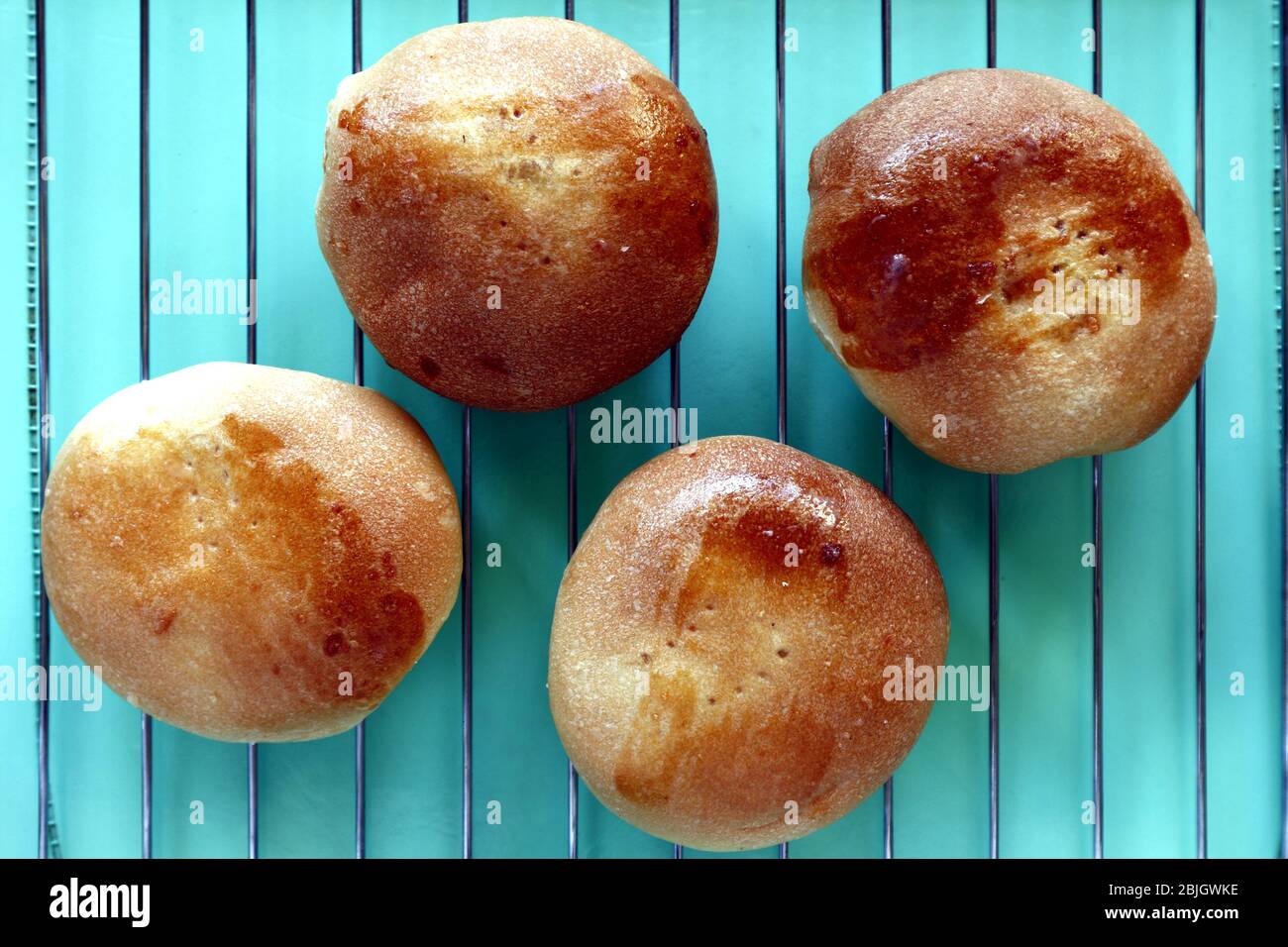 Photo of freshly baked Filipino bread called Pan de Coco or bread roll ...