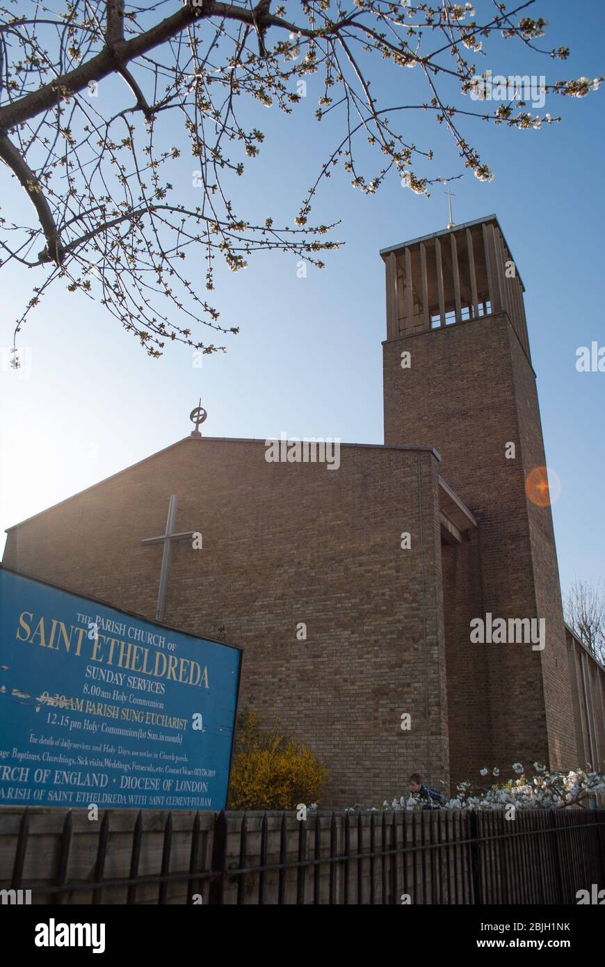 1950s Church Mid Century Architecture Brickwork Brick St Etheldreda's ...