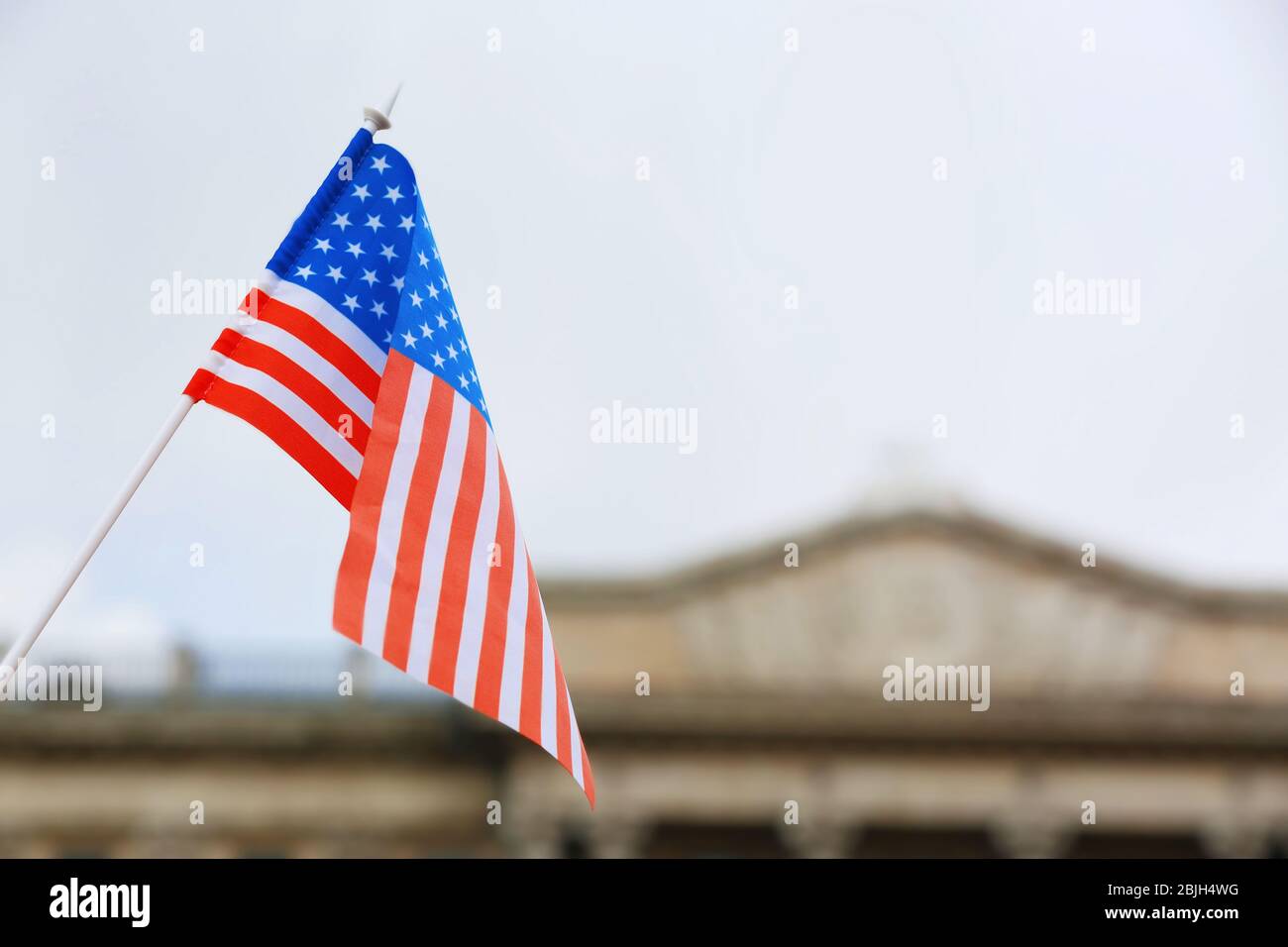 Blurred flag street sign hi-res stock photography and images - Alamy