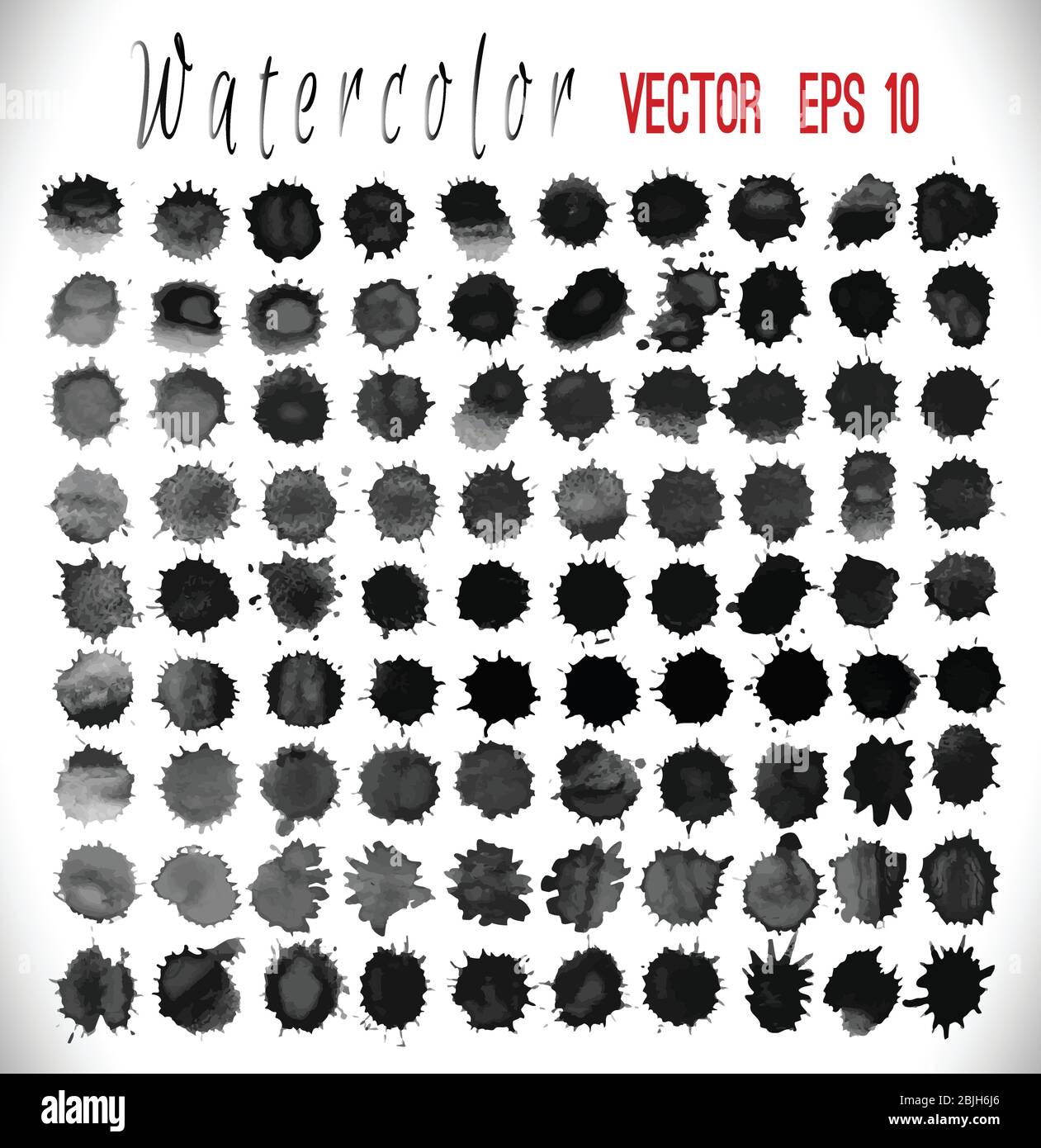 Black white creative ink Stock Vector Images - Alamy