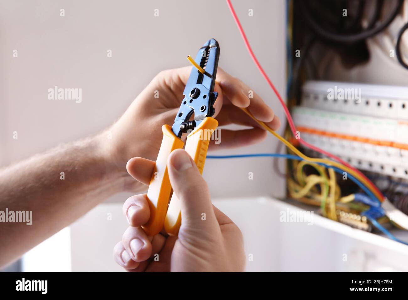 Light fixture wiring hi-res stock photography and images - Alamy