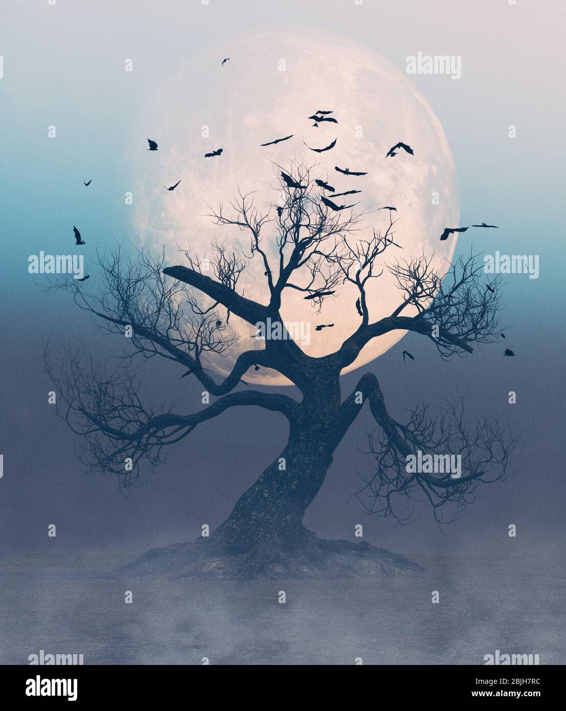 3d rendering dead tree hi-res stock photography and images - Alamy