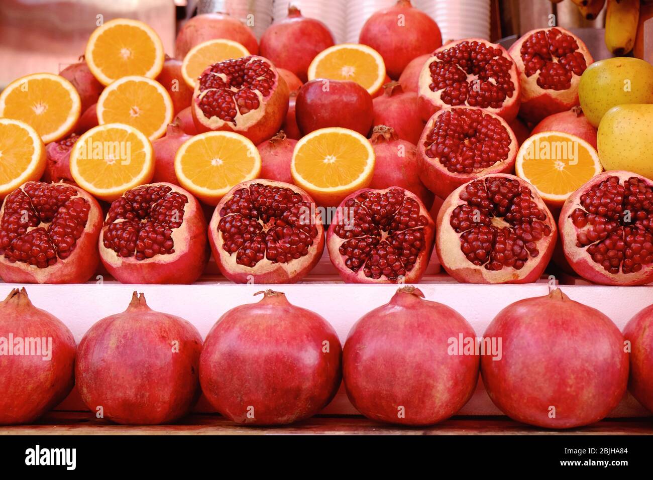 Tasty fresh fruits at market Stock Photo - Alamy