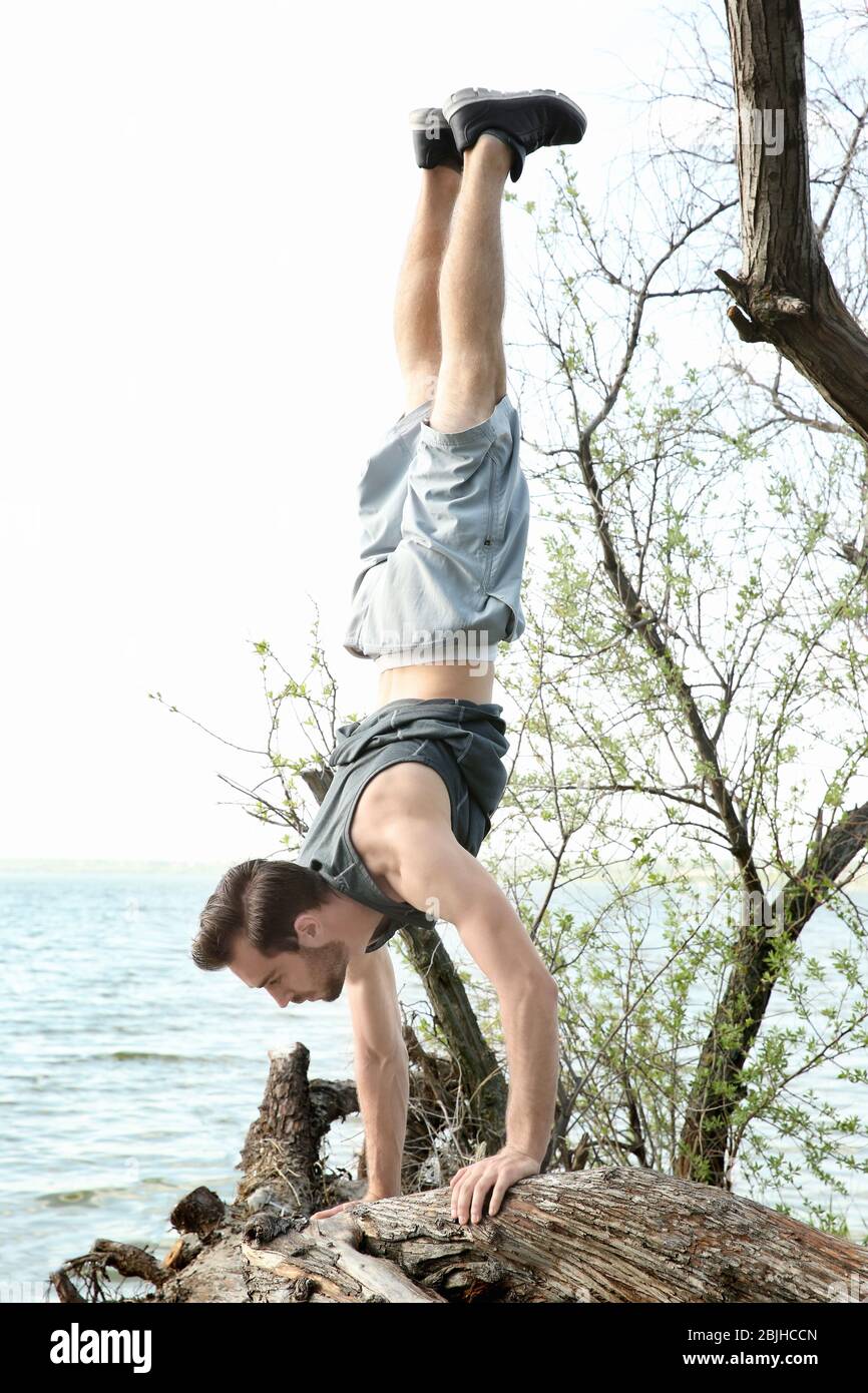 Acrobatic Exercises High Resolution Stock Photography and Images - Alamy