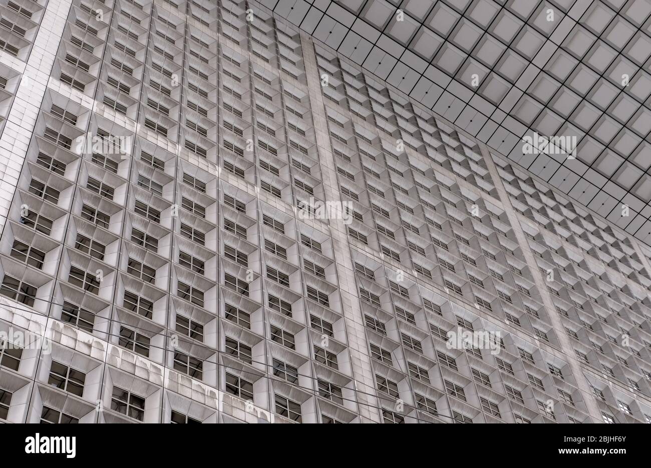 Facade of modern high-rise building Stock Photo - Alamy
