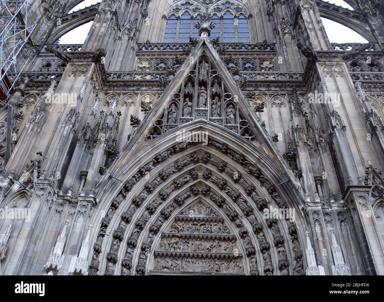 Cologne cathedral construction vintage hi-res stock photography and ...